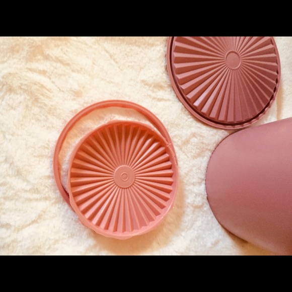 Tupperware | Kitchen | Vintage Rose Colored Tupperware Three | Poshmark